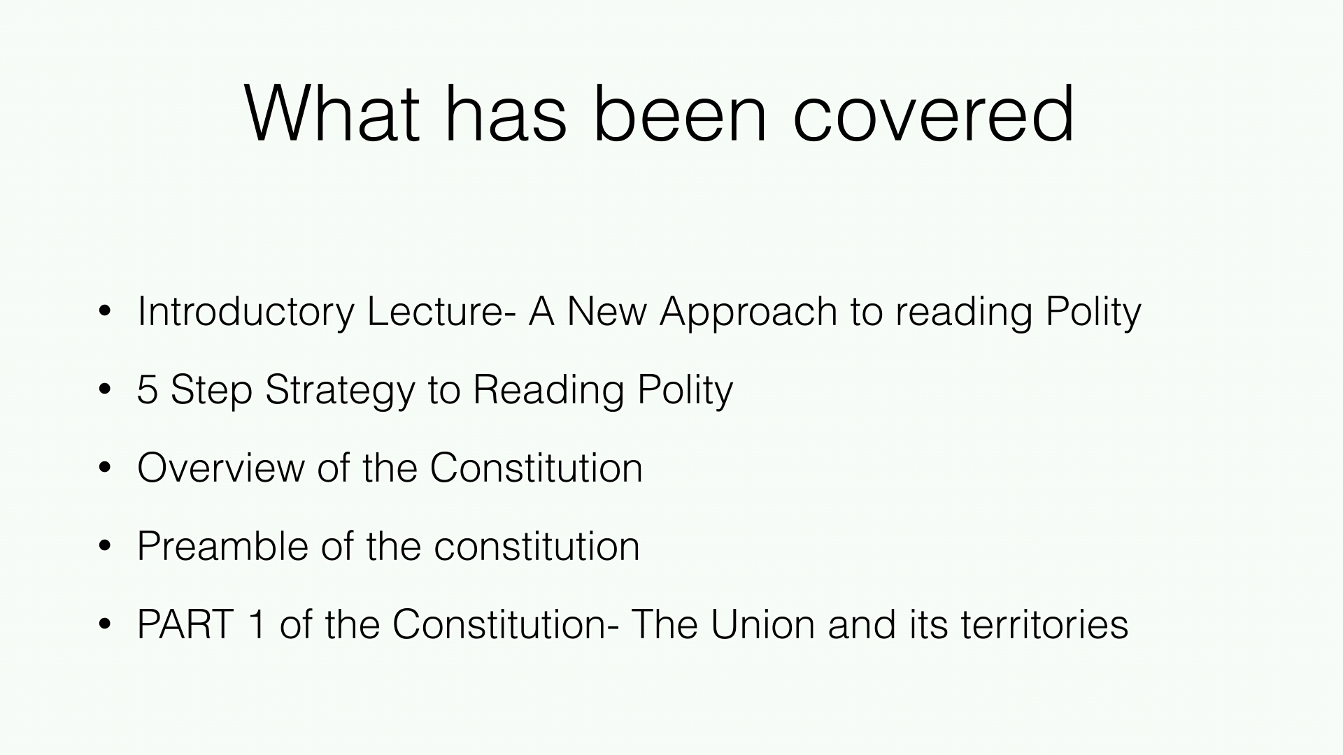 Part I : The Union And Its Territories Article 1-4 for UPSC CSE/IAS Exam | Right Approach To ...